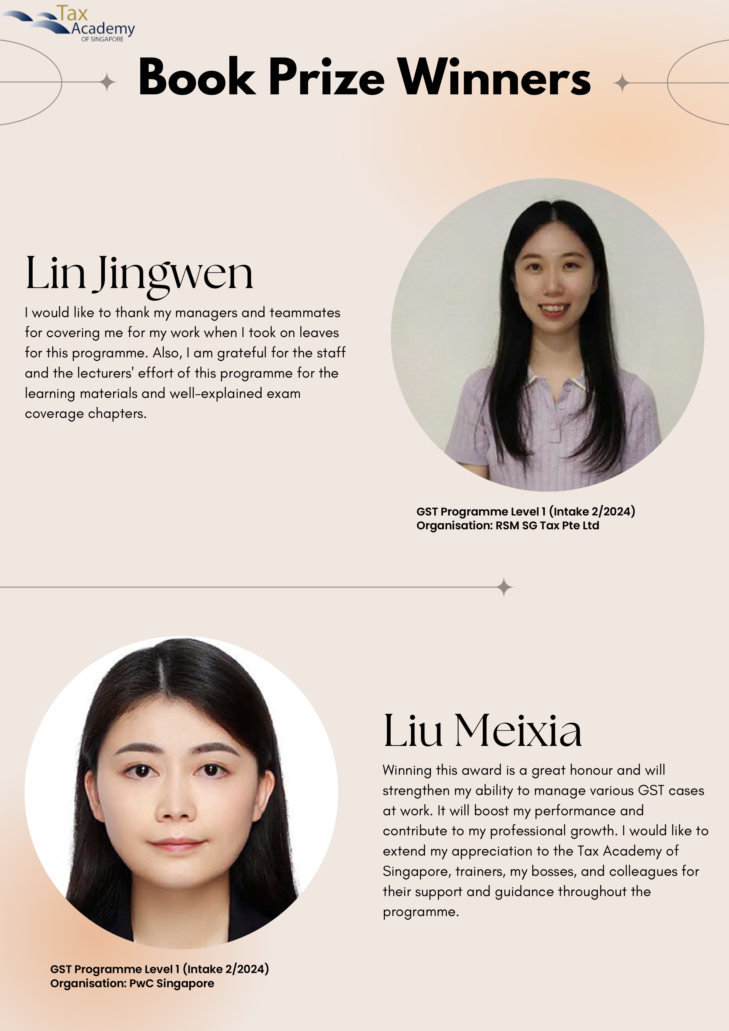 TA Merit Book Prizes